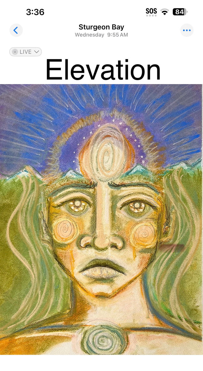 “Elevation” Framed Original by Sierrah Wasie – The Pearl of Door County