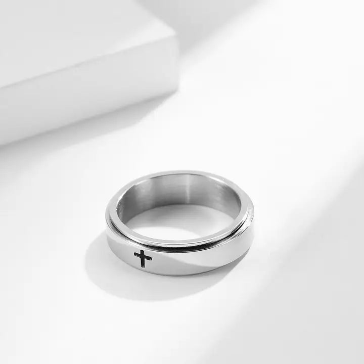 Cross Fidget Rings – The Pearl of Door County