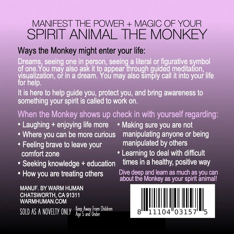 Manifest the Power + Magic of Your Spirit Animal the Monkey – The Pearl ...